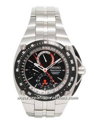 The Review of Seiko Sportura Alarm Chronograph Perpetual Watch SPC047P1 ...